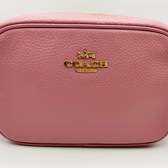 Coach | Bags | Coach Leather Mini Jamie Camera Bag Crossbody True Pink ...